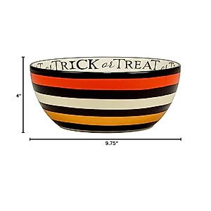Certified International Spooky Halloween 110oz.Deep Bowl, Multicolor