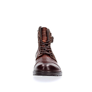 JACK & JONES Men's Biker Boots, Brown Brown Stone Brown Stone, 7