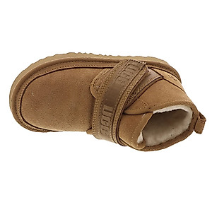 UGG Unisex-Child Neumel Snapback Boot, Chestnut, 7