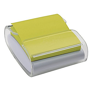 Post-it Pop-up Notes Dispenser, 3x3 in, White Base Clear Top (WD-330-WH)