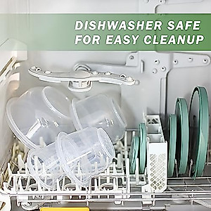 COKUMA 10PCS Bowl Set, Prep Bowls with Lids (5 Bowls and 5 Lids), Reusable, Microwaveable, Durable, BPA-Free, Freezer and Dishwasher Safe Meal Prep Food Storage Containers