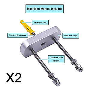 YYST Skateboard Floating Deck Display Skateboard Floating Wall Mount Long Board Wall Hanger- Patent Pending - Type A (2)