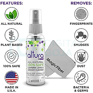 Altura Photo Professional Camera Cleaning Kit APS-C DSLR & Mirrorless Cameras - Camera Lens Cleaner w/Sensor Cleaning Swabs & Case, Works as Camera Lens Cleaning Kit, Camera Cleaner, Sensor Cleaner