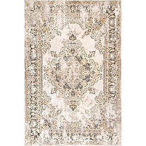 nuLOOM Vintage Medallion Jodee Area Rug, 4' x 6', Gold