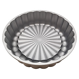 WBJKZJD Charlotte Cake Mold, 9 Inch Cake Pan Aluminium Kitchen Accessories Decoration Christmas Wedding Valentine’s 3D Charlotte Cake Pan (Flower Shape)