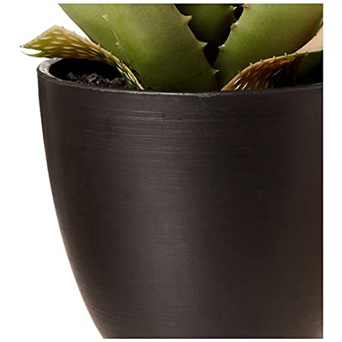 Amazon Basics Artificial Fake Agave Plant with Plastic Planter Pot , 16.9-Inch