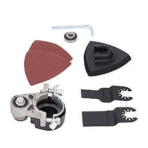 Tgoon Converter Oscillating Tool Adapter Kit, Angle Grinder Adapter, Multifunctional Oscillating Tool Accessories Simple Installation for Woodworking, Oscillating Multitool Accessories Kit