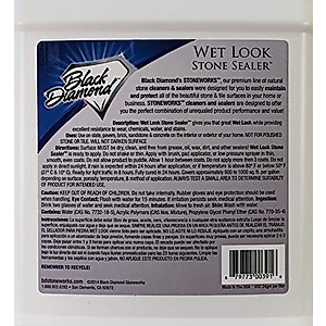 Product Image Black Diamond Stoneworks Wet Look Natural Stone Sealer Trial Size and Color Enhancer Sealer for All-Natural Stone and Pavers.Trial Size