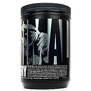 Animal Fury - Pre Workout Powder Supplement for Energy and Focus - 5g BCAA, 350mg Caffeine, Nitric Oxide, Without Creatine - Powerful Stimulant for Bodybuilders - Ice Pop
