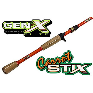 Carrot Stix Gen X Elite CASTING Fishing Rod - 6 foot 9 inch Medium Heavy Fast - CGXE691MH-F-C
