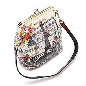 Nicole Lee Europe Kiss Lock Bag