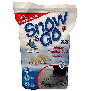 Oil Dri L93010 Snow & Go Traction Aid, 10 lb Jug