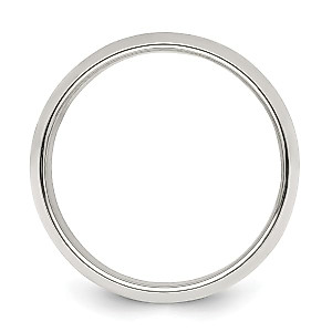 IceCarats 925 Sterling Silver 9mm Half Round Plain Classic Wedding Band Ring Size 9