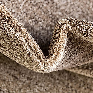 Rugs.com Angelica Collection Rug – 6' x 9' Light Brown Medium Rug Perfect for Bedrooms, Dining Rooms, Living Rooms