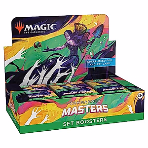 Magic The Gathering Commander Masters Set Booster Box - 24 Packs (360 Magic Cards)