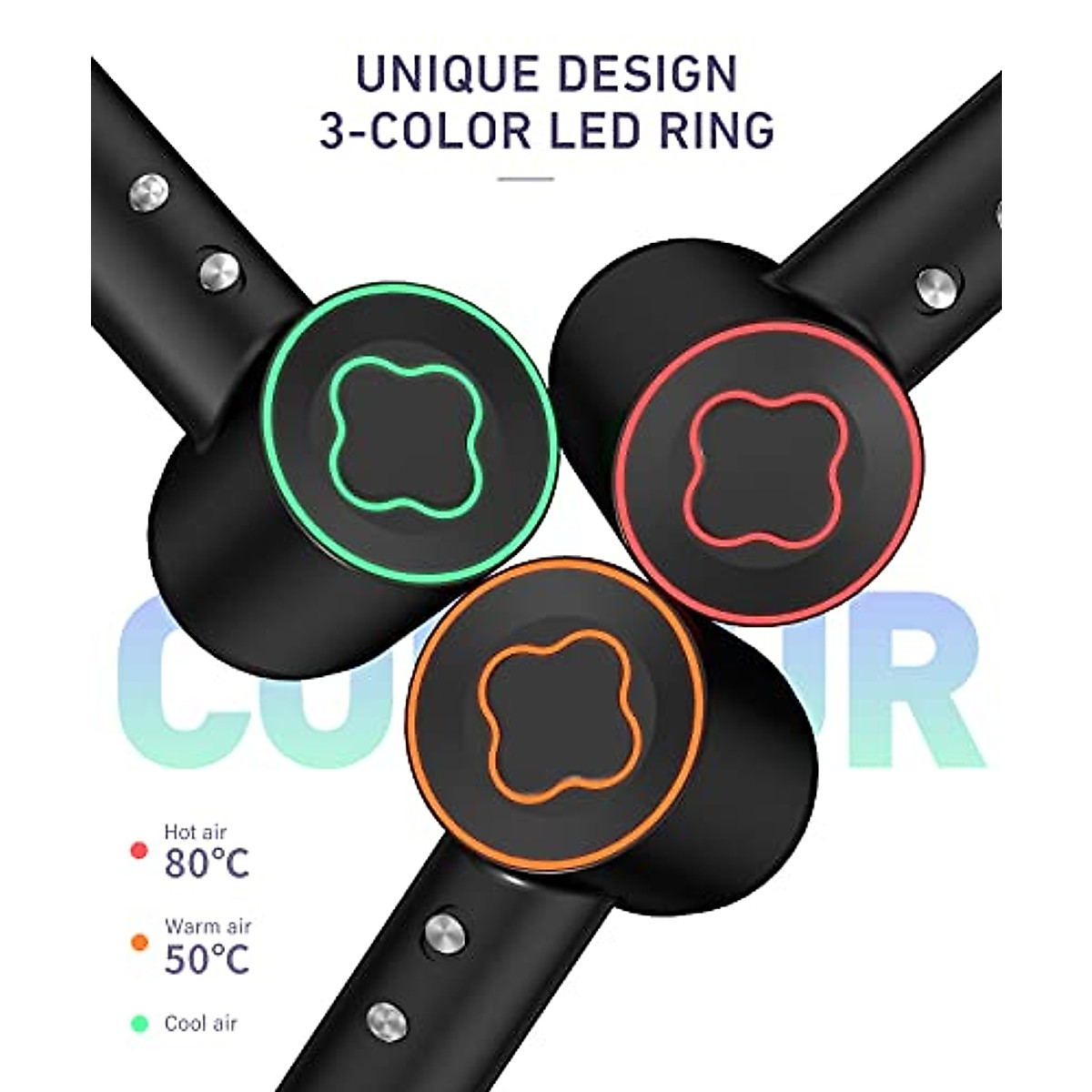 Hair Dryer - 150000 RPM High-Speed Brushless Motor Negative Ionic Blow Dryer for Fast Drying, Low Noise Thermo-Control Hair Dryers with Magnetic Nozzle, Perfect for Gifts