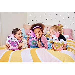 Rainbocorns Mermaidcorn (Kitten) by ZURU, Collectible Plush, Mermaid Surprises, Cuddle Plush Stuffed Animal, Surprise Egg, Stickers, Magic Sands & Bubble Mixture, for Girls 3+ Up