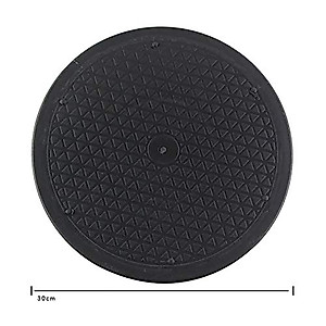 12" Heavy Duty Rotating Swivel Turntable Stand with Steel Ball Bearings for TV/Computer/Monitor, 2 PCS