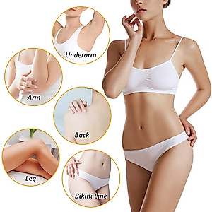 anmas rucci Hair Removal Wax, Depilatory Wax Cartridge, Honey Heater Waxing, 100 ml, for Professional or Home Uses, Legs, Arms, Underarm, Bikini Line