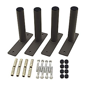 FibreHead FH-4WH Flush Wheel hangers set - Wall mount tire rack alternative Grey