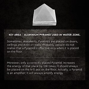 TREEMAISON Aluminium Multi Layer Pyramid | Three Layer Pyramid | 3inch | Pyramid Remedy | Energy Balancing | Maha-Vastu Remedy | Multi Layer Pyramid | Positive Energy | Zone Balancing |