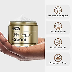 IGAME Skin Repair Cream-P005B | Repairing Moisturizer | Highly Moisturizing Formula | Clean & Effective | Suitable for All Skin Types | 1.7 Fl. Oz