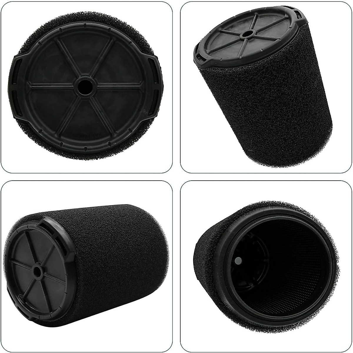 2 Pack VF7000 Replacement Filter Compatible with Ridgid VF7000 Foam Wet Application Only Vac Filter for Ridgid 5-20 Gallon Wet/Dry Vacuums