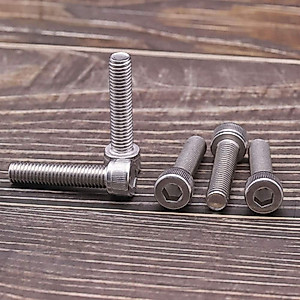 5/16-18 x 3/4" Socket Head Cap Screws, 304 Stainless Steel 18-8, Allen Hex Drive, Coarse Thread UNC, 12 PCS