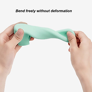 Serlife 2Pcs Silicone Door Handle Cover Glossy Safety Door Handle Protector Anti-collision Covers (Pink)