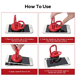 STREBITO Precision Screwdriver Set 191-Piece + 2-Piece Suction Cups Bundle, LCD Screen Remover for Computer, iPhone, Laptop, Cell Phone, Macbook, PS4/5, Tablet and Electronics Repair