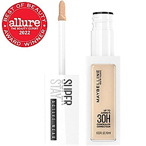 Maybelline Super Stay Liquid Concealer Makeup, Full Coverage Concealer, Up to 30 Hour Wear, Transfer Resistant, Natural Matte Finish, Oil-free, Available in 16 Shades, 15, 1 Count