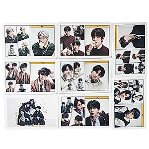Kpop 54 PCS Lomo Cards Bangtan Boy New Album Map of The Soul 7 Gift For Army Girls (Map 7 Card)