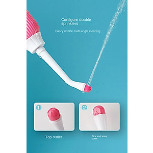 LINWILTFC 15oz Travel Bidet Handheld Personal Bidet, Portable Bidet for Toilet, Water Bottle Childbirth Cleaner for Traveling Personal Hygiene with Storage Bag (2 Packs)