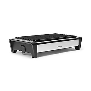 Brabantia 477102 Stainless Steel Wood Farmer with 2 Burner, 40x20x10 cm, Matt Steel