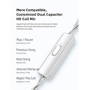 KZ Zax in-Ear Monitors, 16-Units Hybrid in Ear Earphones, HiFi Stereo Noise Isolating Sport IEM Wired Earbuds/Headphones with Detachable Cable for Musician Audiophile (Without Mic, Black)