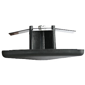 Deltech Manufacturing 3" Square Light Pole Top Cap- Black Plastic