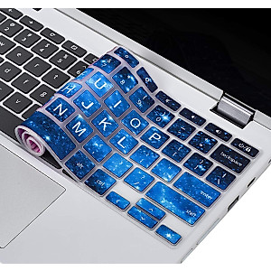 Keyboard Cover for Lenovo Chromebook Flex 3 11"/Lenovo Chromebook C330 C340 11.6" / Lenovo IdeaPad Flex 3 11.6"/ Lenovo Chromebook 100e 300e 500e N20 N21 N22 N23 11.6", Blue Star