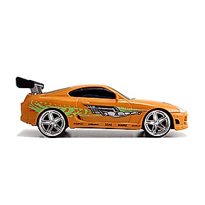 Fast & Furious 1:24 Brian's Toyota Supra RC Radio Control Car, Toys for Kids and Adults