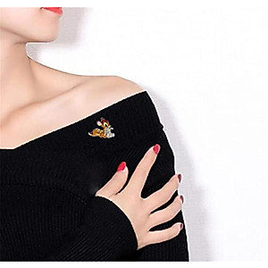 Anime Bambi Lapel Pins Cute Deer Brooch Enamel Pin Brooches on Clothes Badges Backpack Fashion Accessories Jewelry Gift