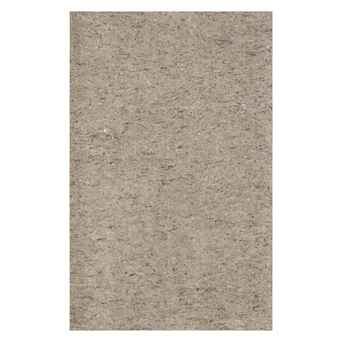 Mohawk Home 6' x 9' Non Slip Rug Pad Gripper 1/4 Thick Dual Surface Felt + Rubber Gripper - Safe for All Floors, Synthetic Fiber, Brown