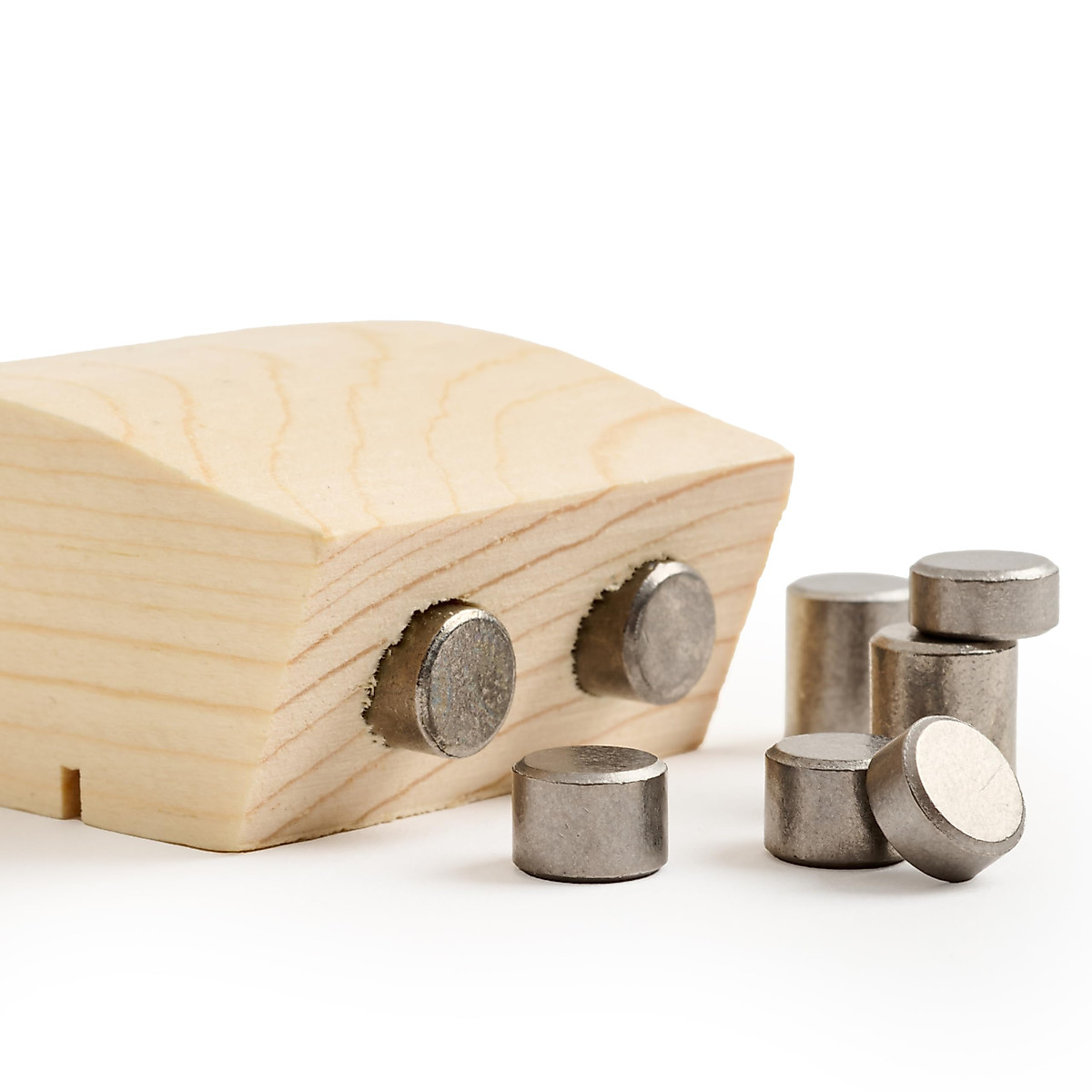 Pinewood Pro 1oz Tungsten Putty and 3oz Tungsten Cylinders - Weights for use on Derby Cars