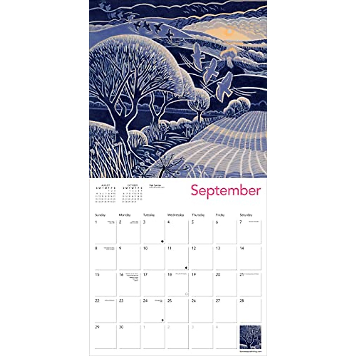 Annie Soudain Wall Calendar 2024 (Art Calendar)