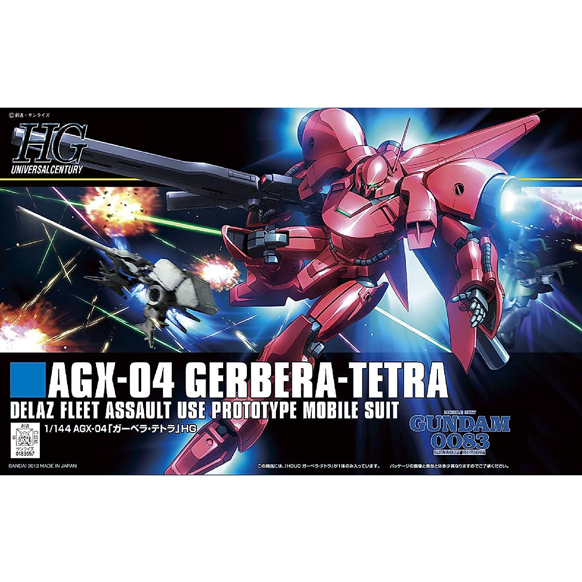 Bandai Hobby - Gundam 0083 - #159 Gerbera Tetra, Bandai HGUC 1/144 Model Kit