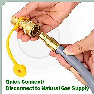 Upgraded 8216842R04 Natural Gas Conversion Kit, Compatible with Char-Broil Commercial and Signature Series Dual Fuel Grills (2020 and Newer), Converts Propane to Natural Gas