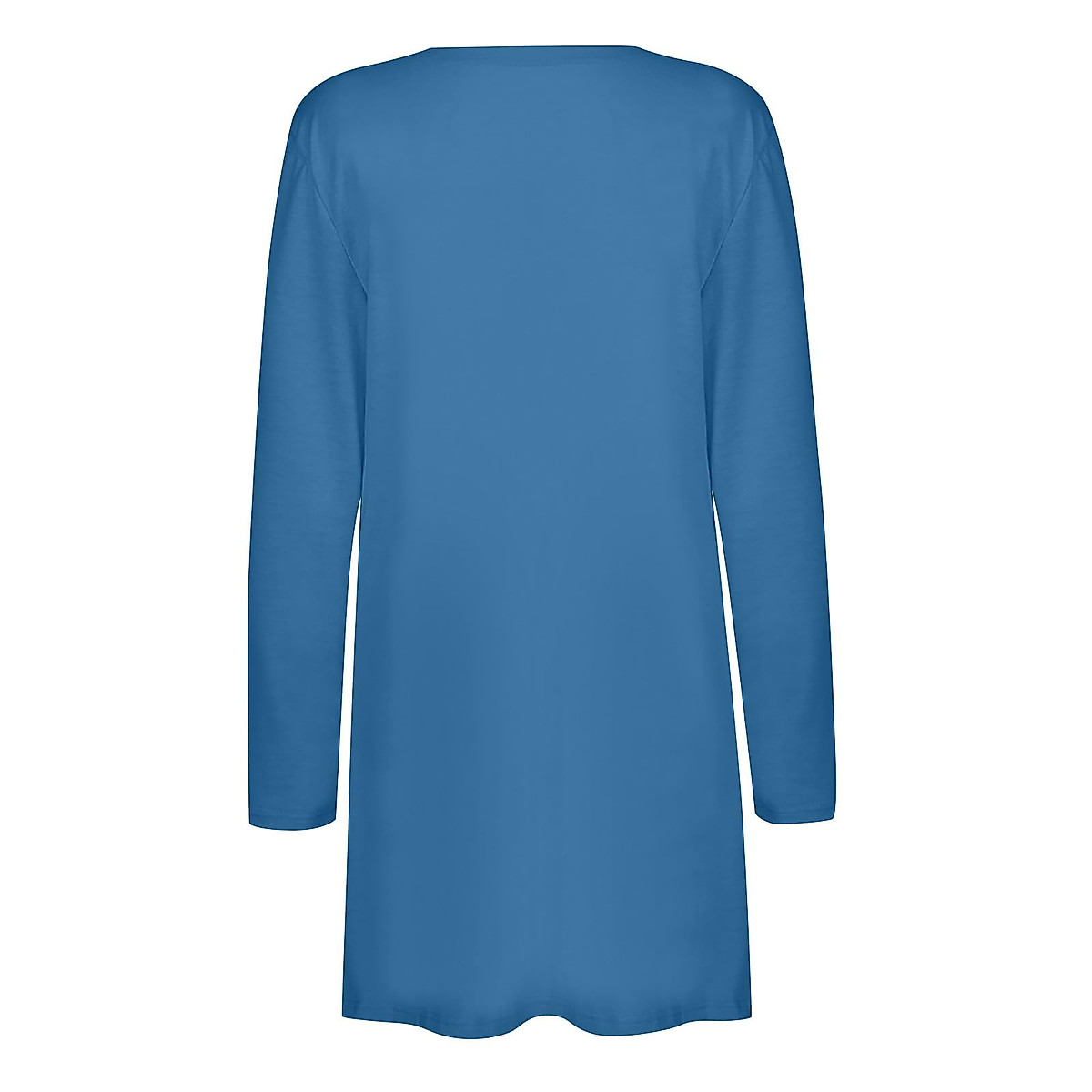 Lightweight Cardigans for Women Dressy Casual Open Front Long Sleeve Kimono Cardigan Loose Solid Shirts with Pockets