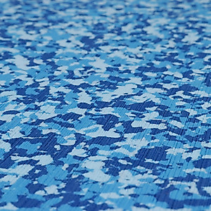 SeaDek Outer Route Yeti Roadie Pad |Cooler Pad/Mat/Cushion | Slip Resistant | Cooler Accessories |Aqua Camo/Black | Length 16 Inches X Width 5 Inches