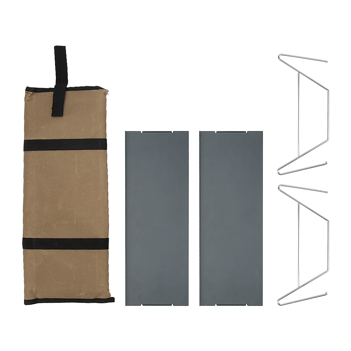 Topyond Portable Aluminum Alloy Barbecue Table, Detachable Camping Table Corrosion Resistance Stable Table Easy to carry for Camping Picnic Backyard