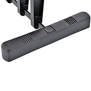 MyGift Black Durable Plastic Boot Rack Organizer Tall Boots Shape Maintainer Stand, Freestanding Boots and Shoe Rack, Holds up to 3 Pairs