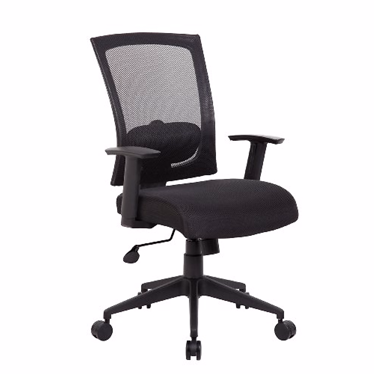 Boss Office Products Mesh Back Task Chair in Black