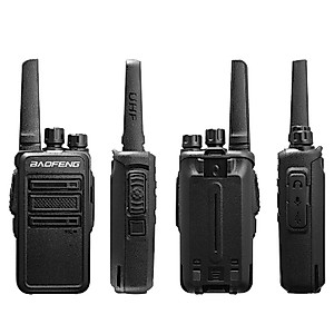 BAOFENG GT-68 Walkie Talkies for Adults, Long Range Two Way Radios, 1500mAh Battery with USB Charging, Portable Rechargeable Walky Talky, for Road Trip Hiking Family (4 Pack)